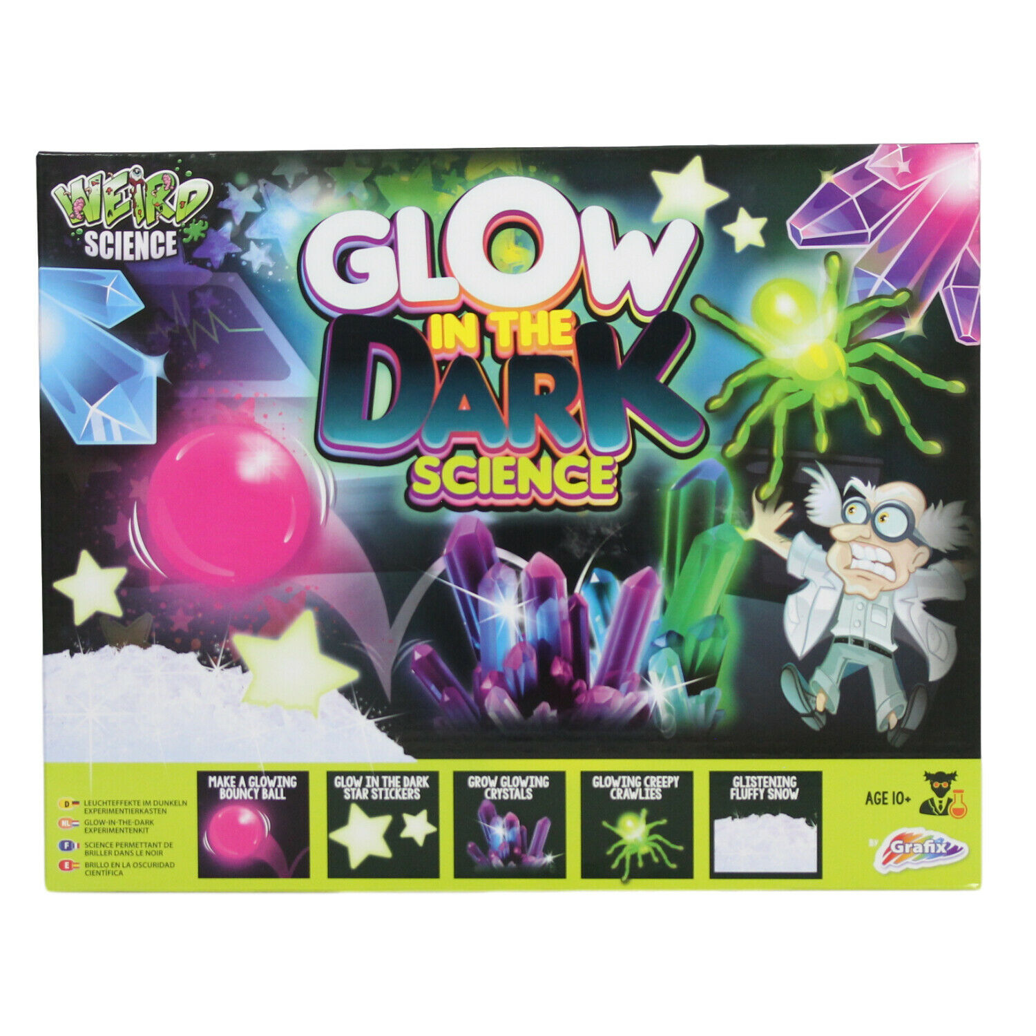 Grafix Weird Science Glow in the Dark Fun Activity Educational ...